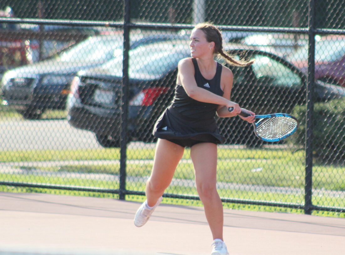 Marietta girls tennis team sweeps Logan | News, Sports, Jobs - News and Sentinel